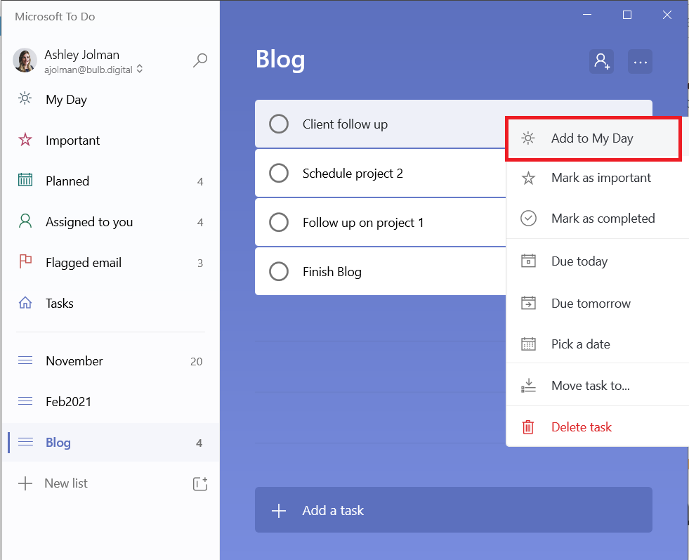 Task Management in Microsoft 365 | Bulb Digital